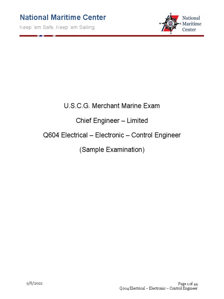 q604 Electrical Electronic Control Engineering | PDF