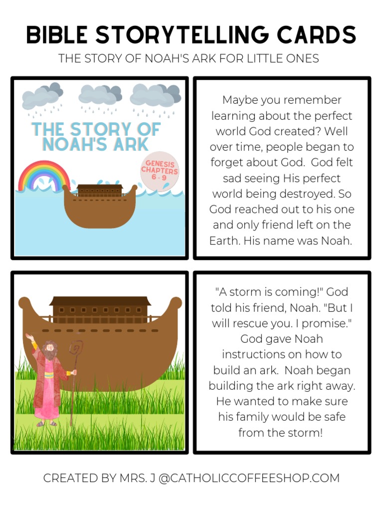 The Storyof Noahs Arkfor Little Ones | Download Free PDF | Noah's Ark ...