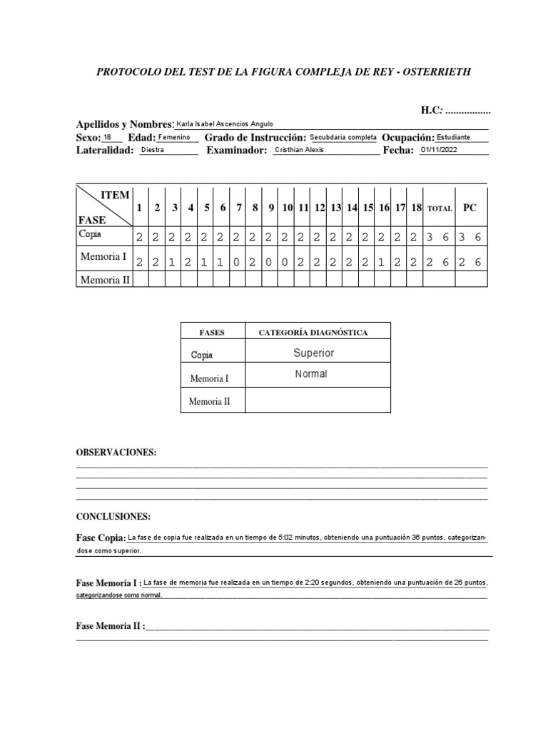 3 Protocolo FIGURA DE REY | PDF