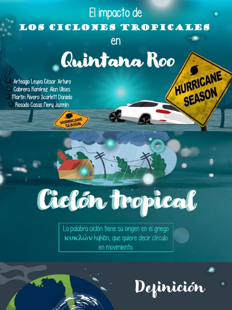 Impacto de Los Ciclones Tropicales en Quitana Roo | PDF | Vórtices ...