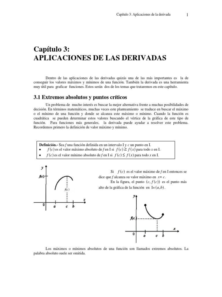 Aplicaciones de Las Derivadas | PDF | Derivado | Función continua