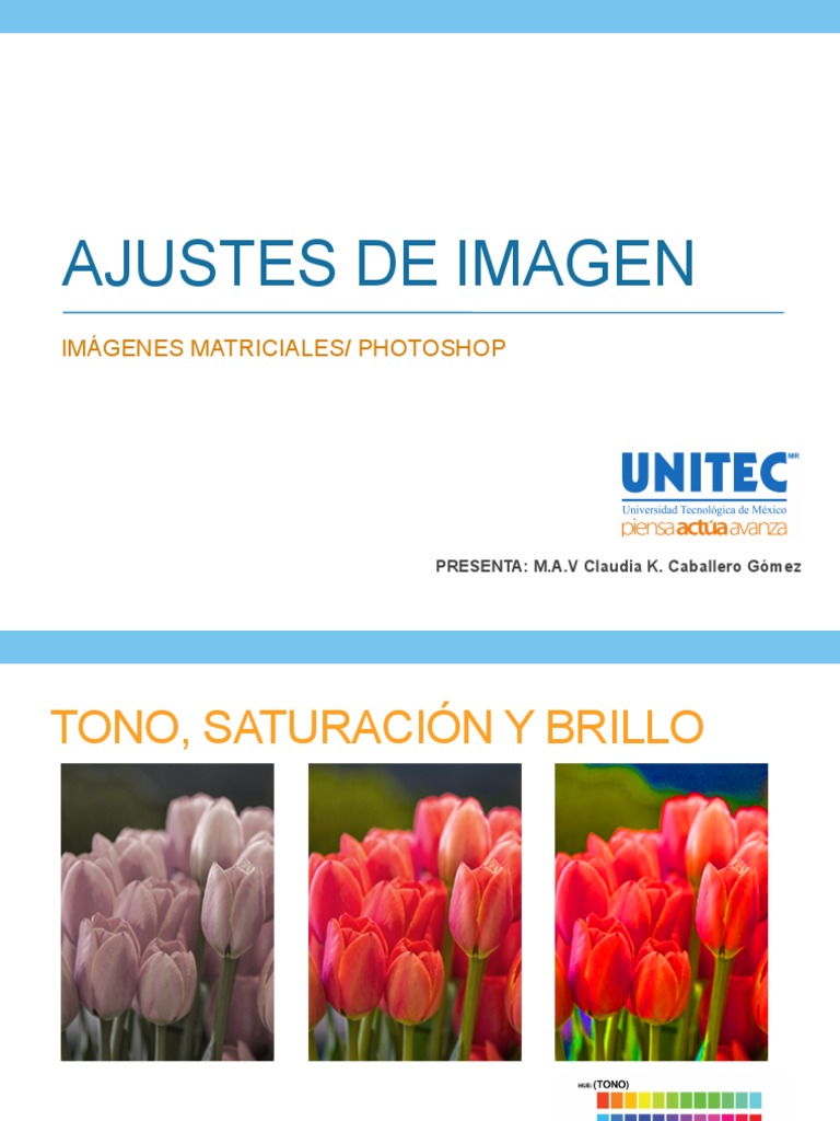 Ajustes Imagen | PDF | Color | Exposición (fotografía)