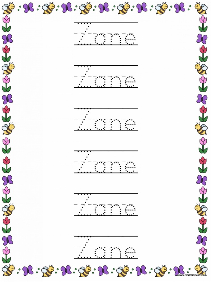 Seasonal Name Tracing Practice CF71 E1CA 082A | PDF