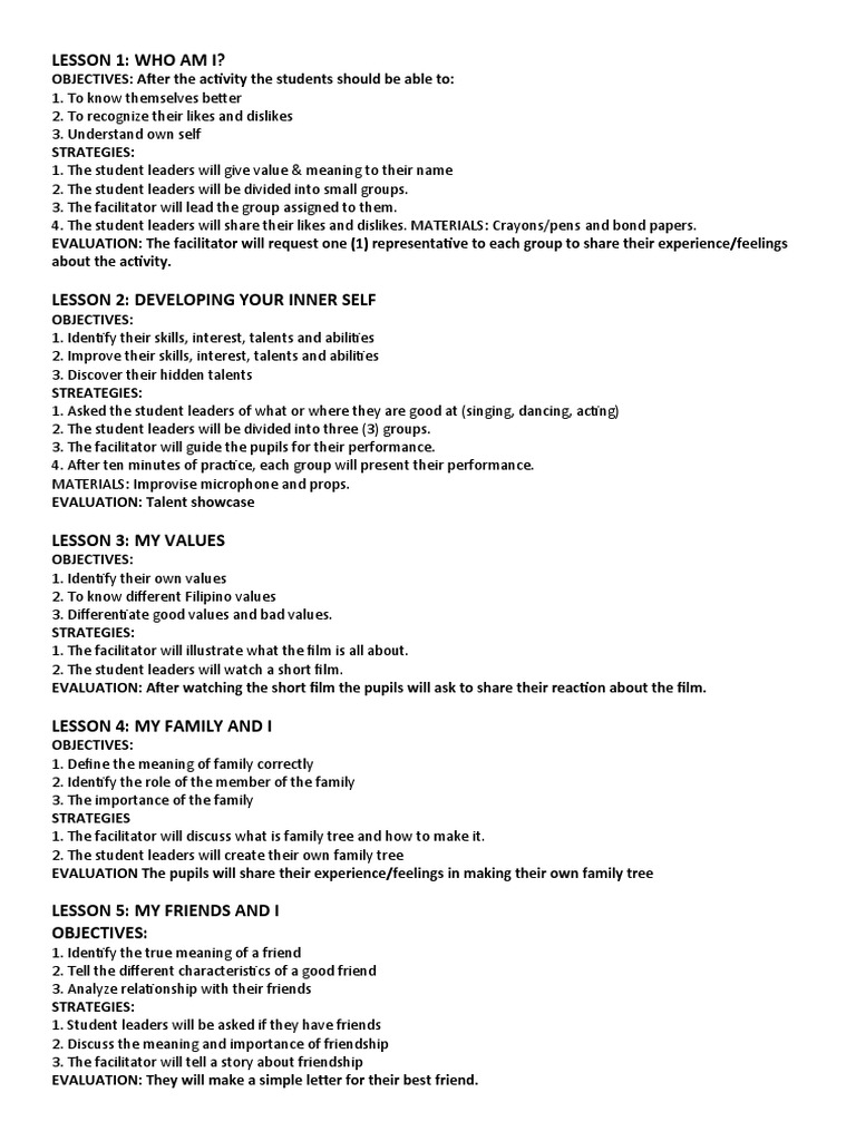 Values Formation & Teambuilding | PDF | Teachers | Prayer