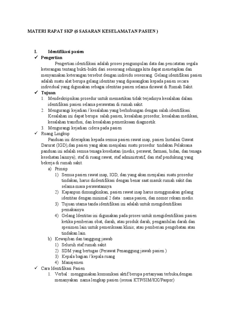 Materi Rapat SKP Dan PMKP | PDF