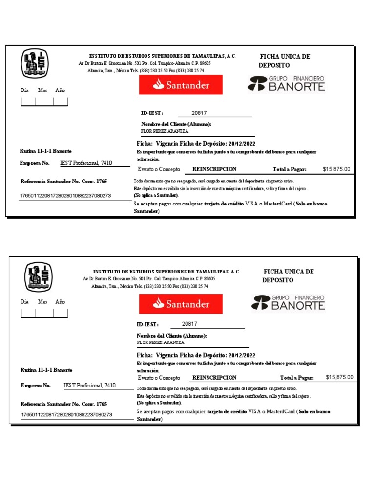 Baucher 1 | PDF | Industrias de servicio | Pagos