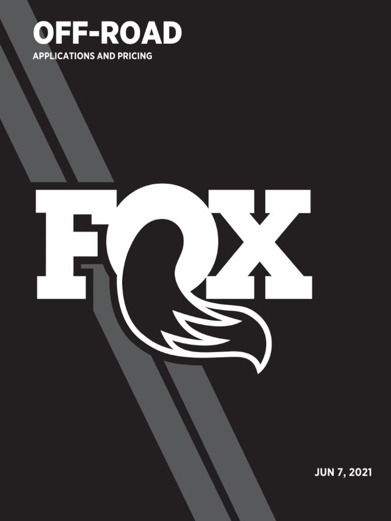 Fox Off-Road App-Guide | PDF | Vehicles | Wheeled Vehicles