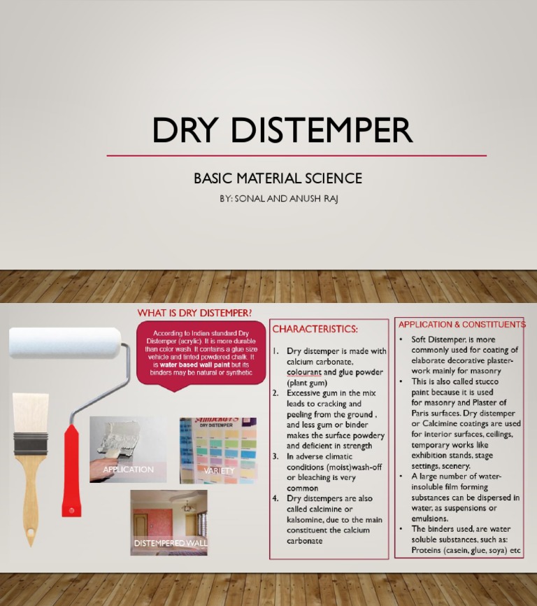 Dry Distemper: Material Science Insights | PDF