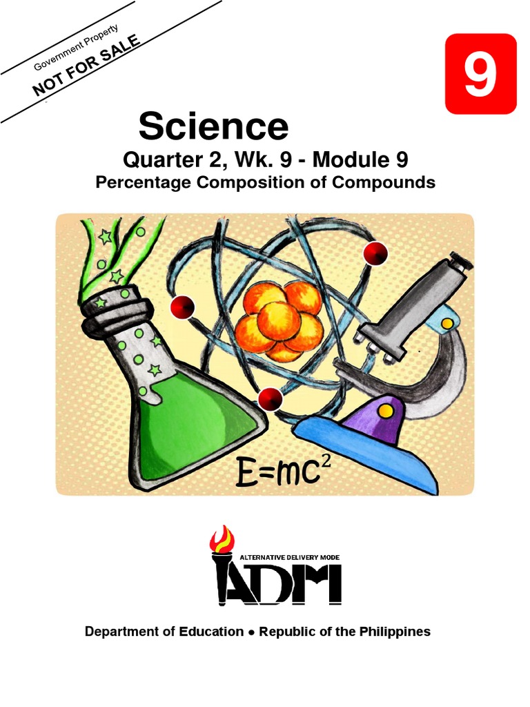 Science9 Q2 Mod9 Percentage Composition of A Compound v4 | PDF | Mole ...