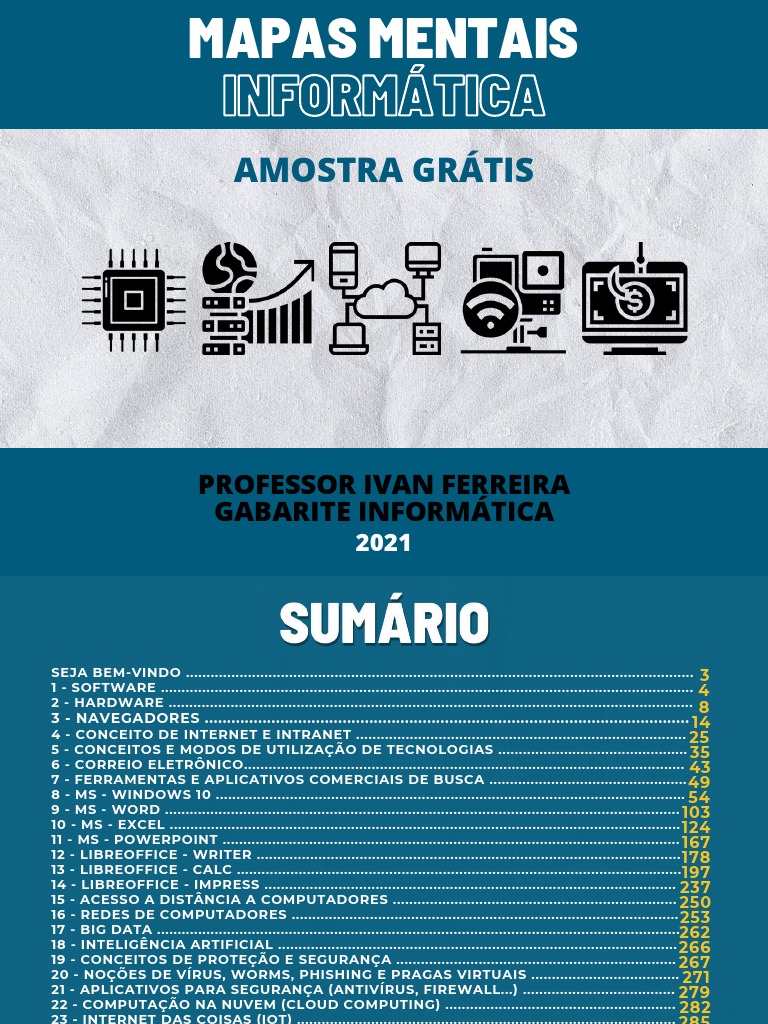 Mapa Informática Pdf Rede De Computadores No Sql