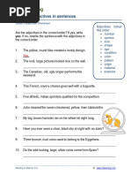 Order of Adjectives: Nosascomp | PDF | Adjective | Noun