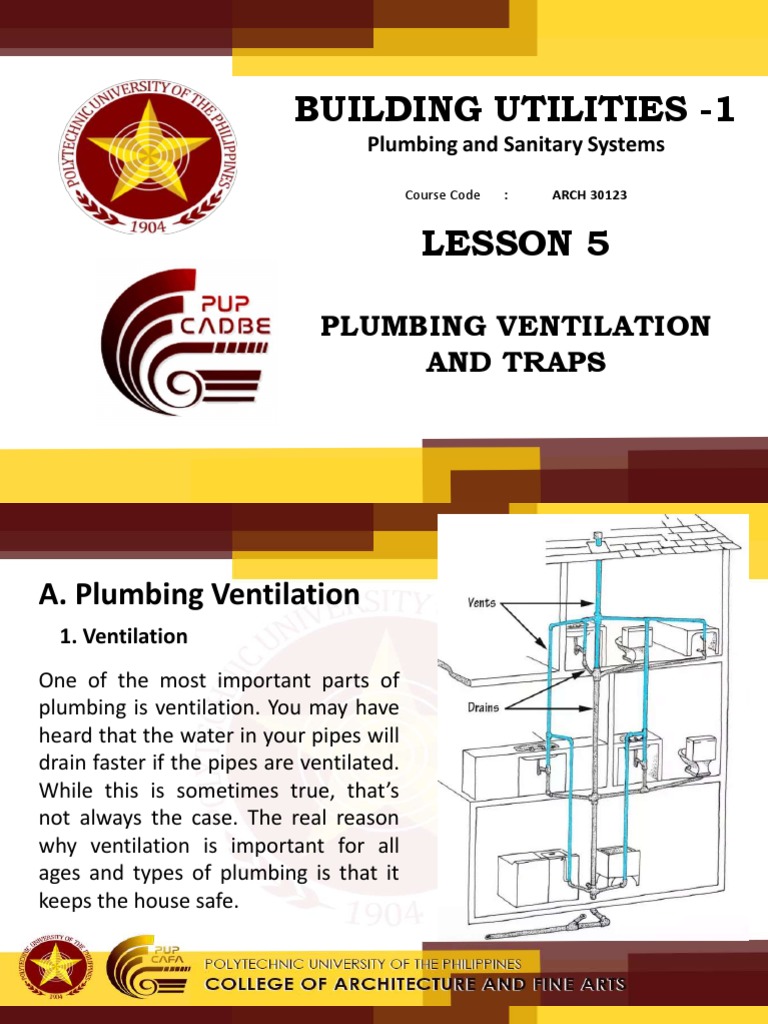 Ventilation and Traps in Plumbing Systems: Understanding the Importance ...