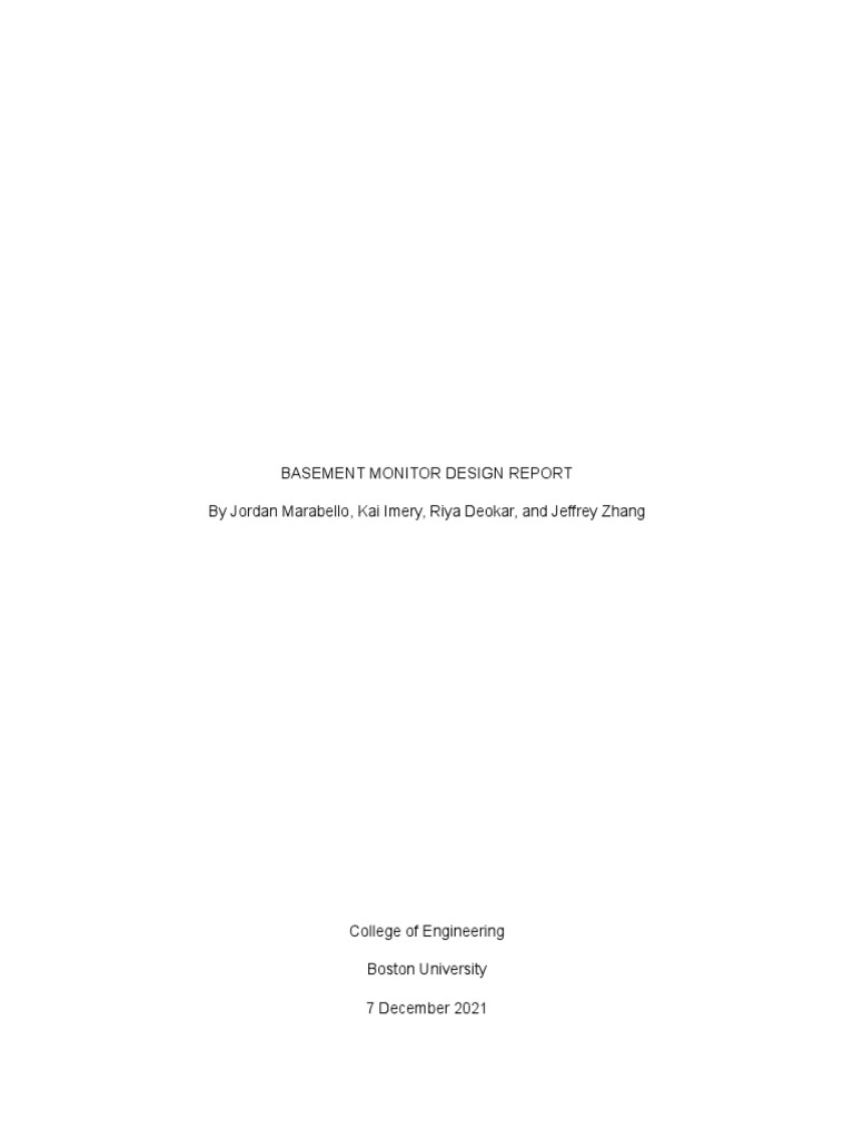 Final Report Ek210 Pdf Humidity Sensor