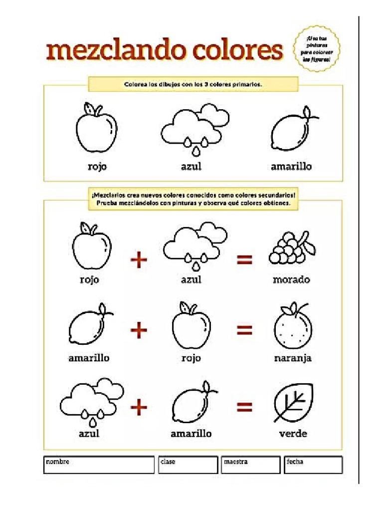 Actividad para Imprimir y Hacer en Clases Eca | PDF