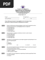 1st Quarter Exam - AP10 | PDF