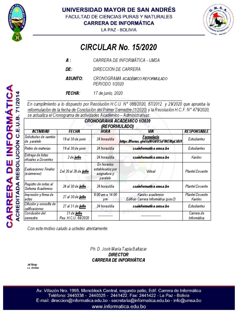 17 Circular - 15 - 2020 | PDF