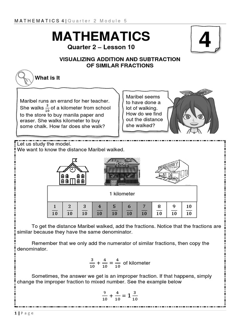 Q2 Module 5 Grade 4 | PDF | Mathematics | Arithmetic