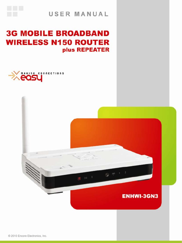 Encore Repeater Manual | PDF | Wireless Lan | Ip Address