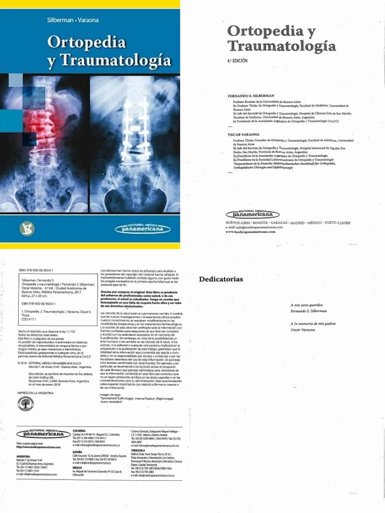 Ortopedia y Traumatología (Fernando S. Silberman, Oscar Varaona) | PDF ...