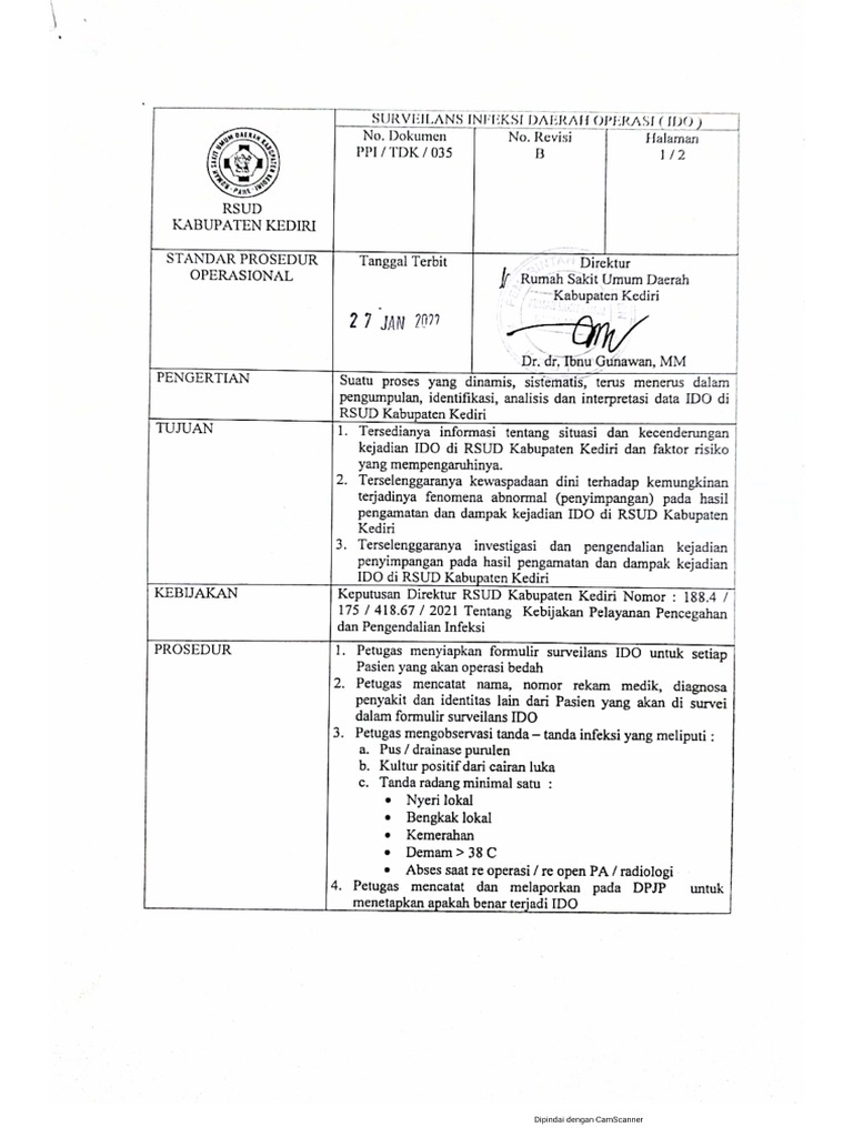 Spo Surveilans Ido | PDF