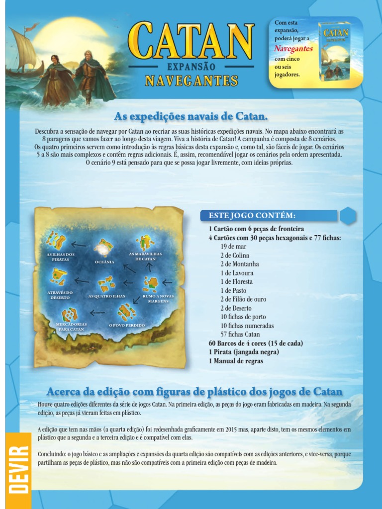 Catan Navegadores Catan Navegantes Manual Devir 142349 | PDF