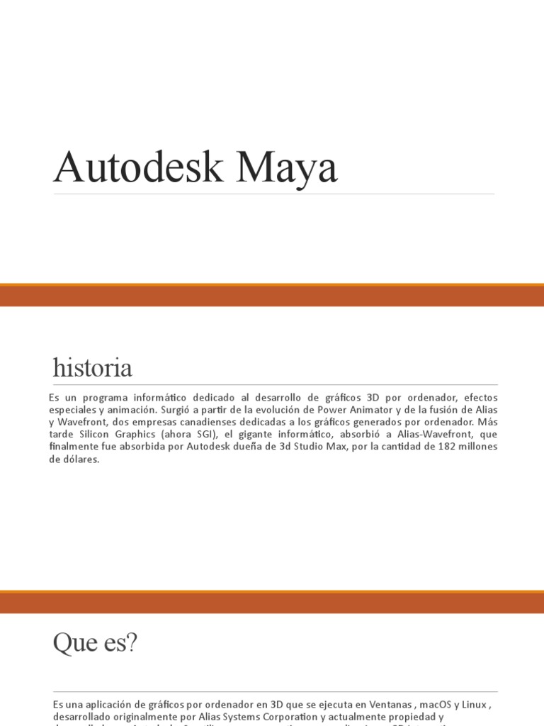 Maya | PDF | Autodesk Maya | Software