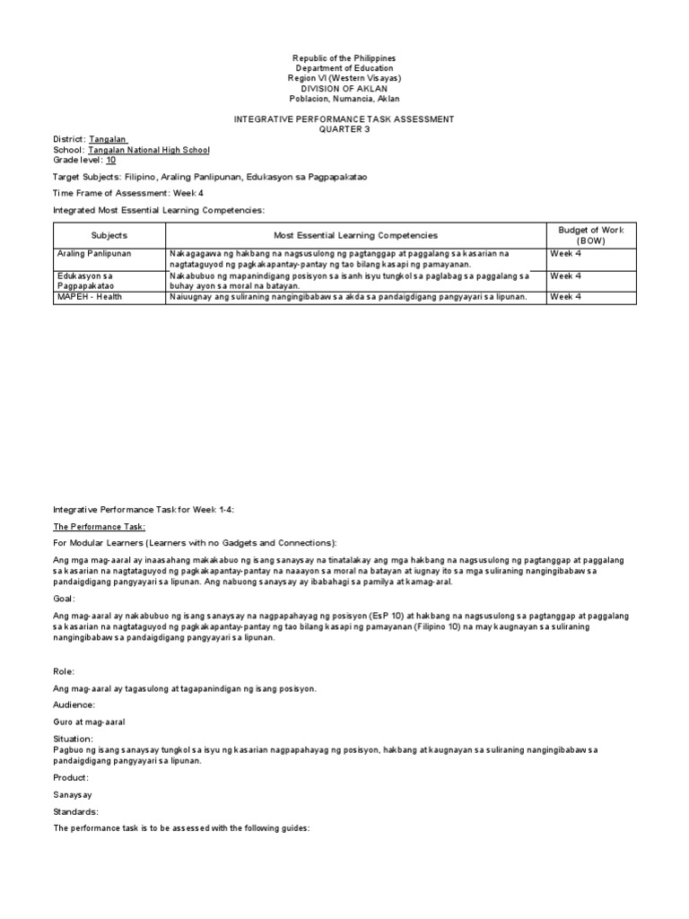 G10 IPT3 Q3 EsPAPFil | PDF