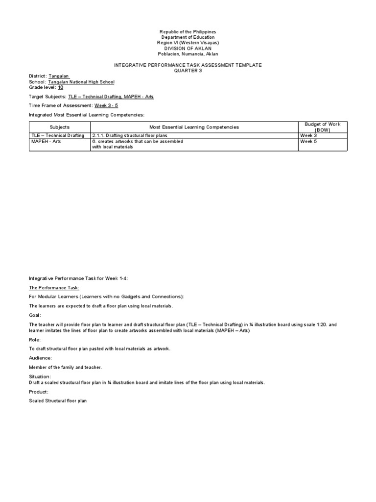 G10 IPT2 Q3 TLEMAPEHArts | PDF | Education Theory | Cognitive Science