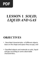 States of Matter for Grade 3 | PDF | Liquids | Gases
