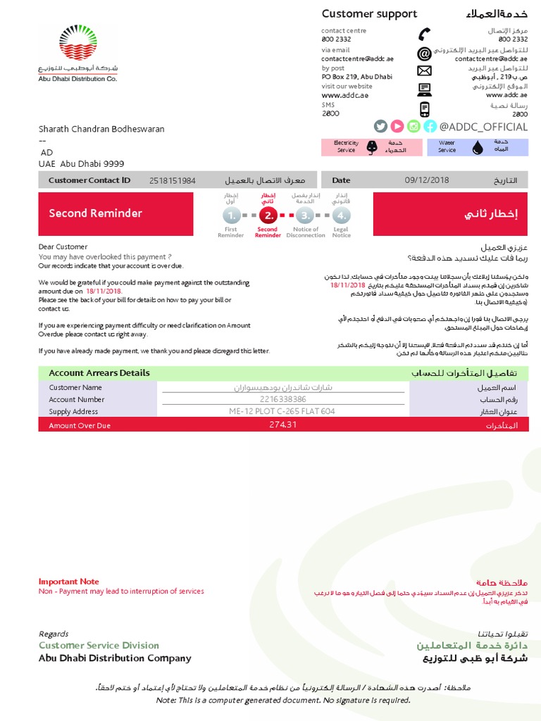 Second Reminder: Sharath Chandran Bodheswaran | PDF