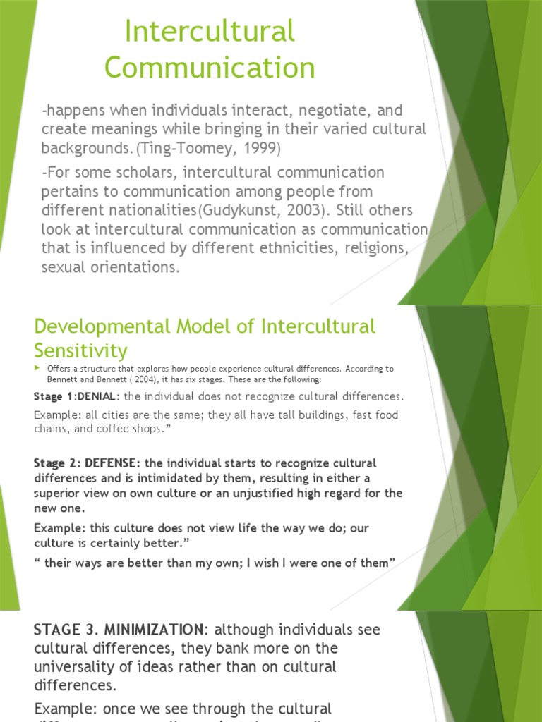 Intercultural Communication | PDF | Cross Cultural Communication ...