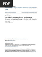 Mock Code Blue Simulation for Nurses | PDF | Cardiopulmonary ...