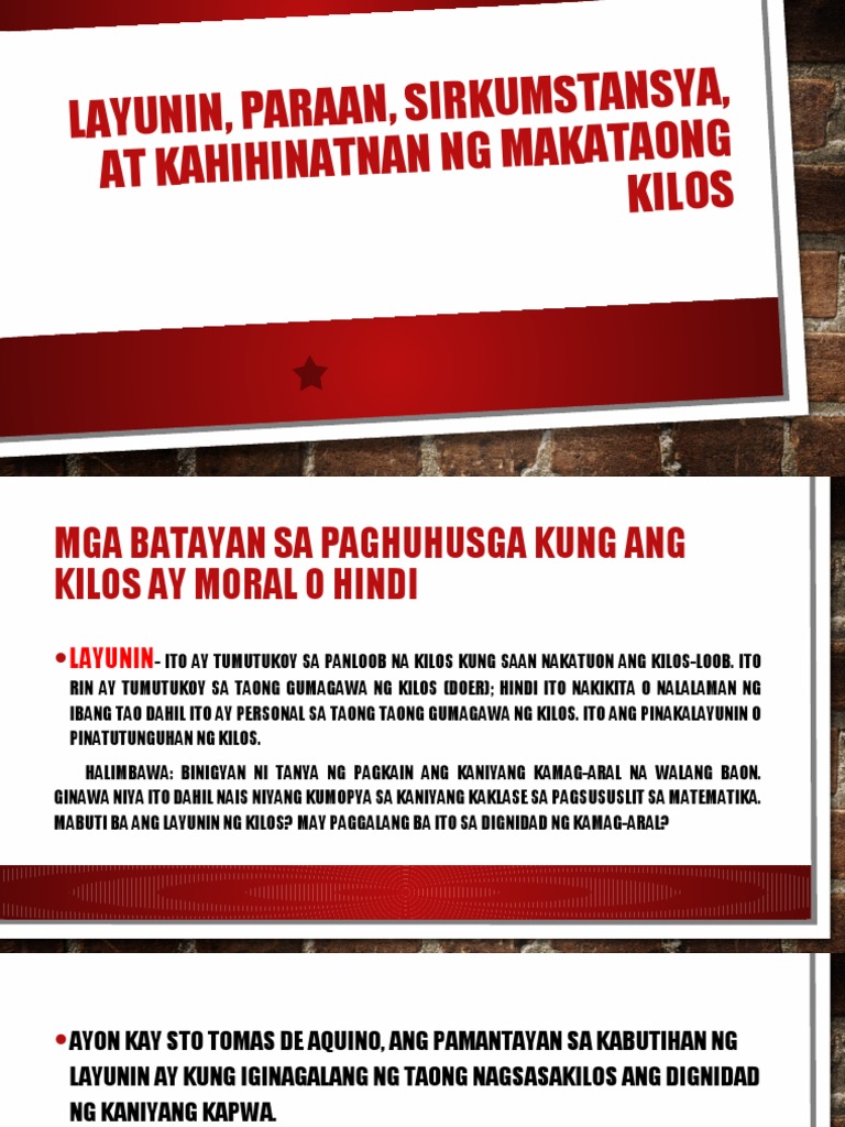 Layunin, Paraan, Sirkumstansya, at Kahihinatnan - 070615 | PDF