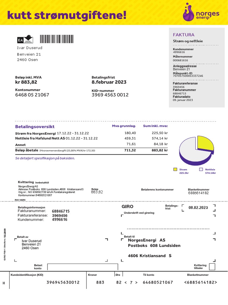 Bill Norway Energy SRC | PDF