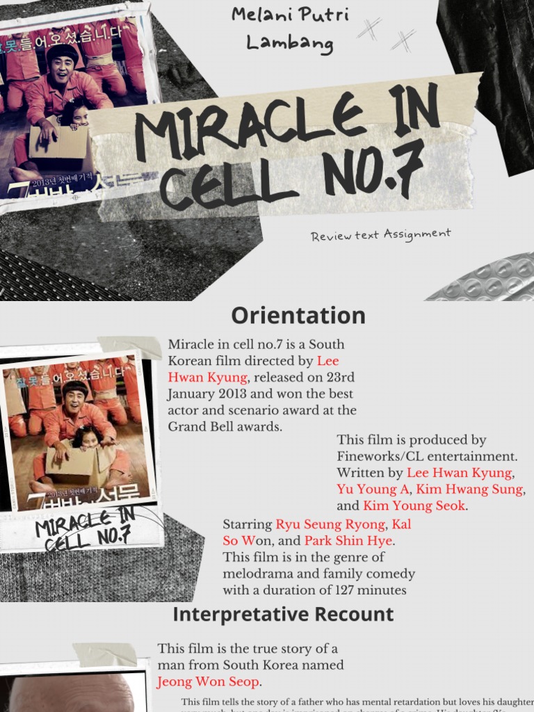 (Miracle in Cell No.7) - (Melani Putri Lambang) - (Review Text) | PDF