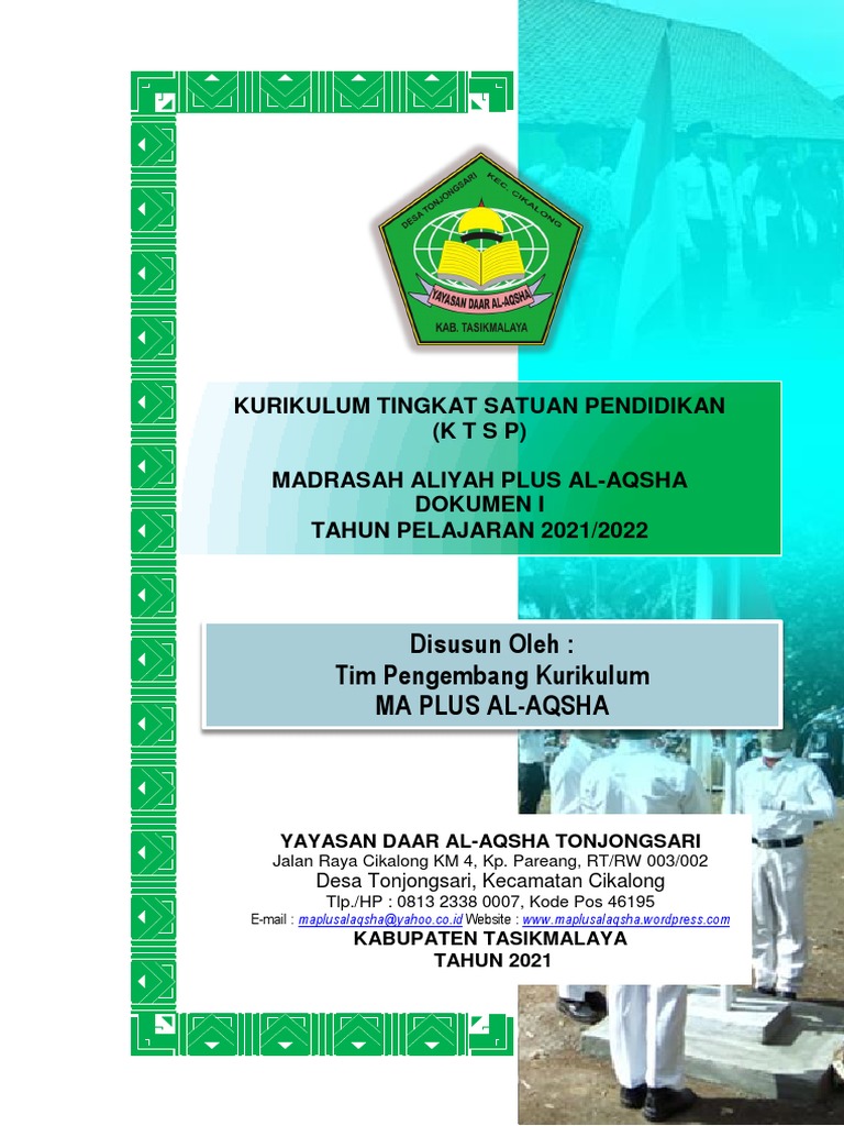 KTSP Ma Plus Al Aqsha 2021 2022 | PDF