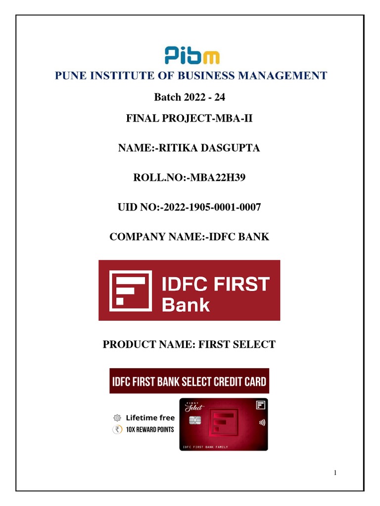 Final Project - Ritika | Download Free PDF | Banks | Analytics