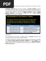 Pearson Correlation Coefficient | PDF