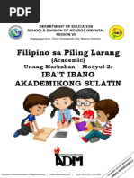 M2 Filipino Sa Piling Larang Akademiks MODYUL 2 GR 12 ABSTRAK | PDF