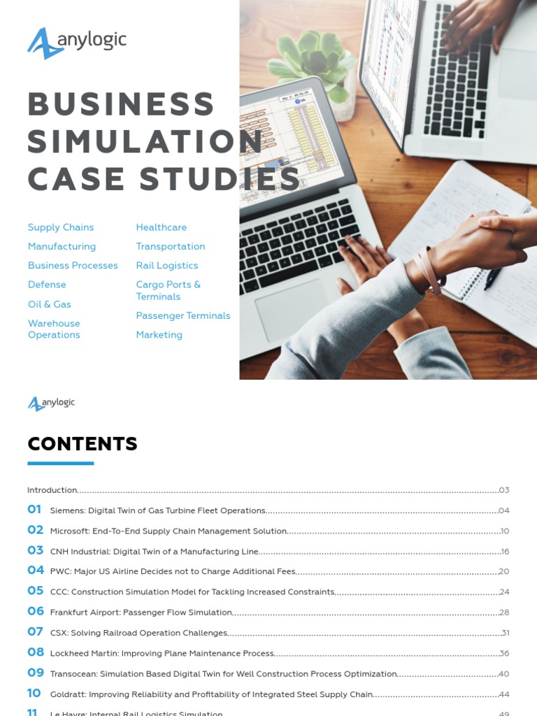 Case Studies Brochure en | PDF | Simulation | Behavior