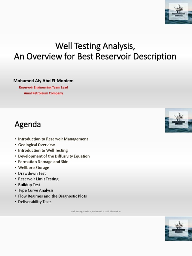 Well Testing Analysis | PDF | Petroleum Reservoir | Petroleum