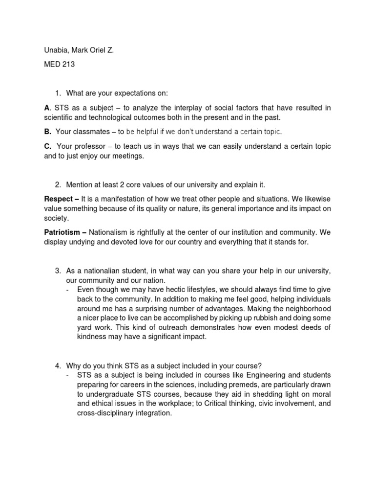SW1 Unabia Mark | PDF | Health Sciences | Health Care