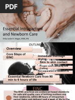 EINC (Essential Intrapartum and Newborn Care) | PDF | Nipple | Breastfeeding