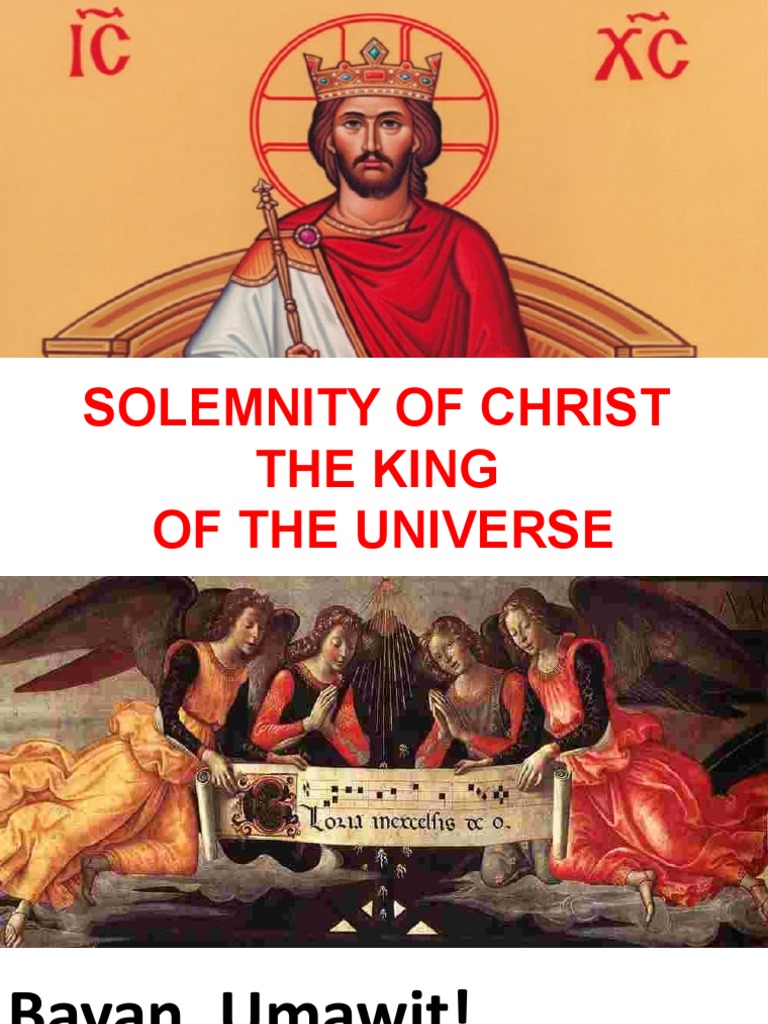 SP6 Solemnity of Christ The King | PDF | God The Father | Glory (Religion)