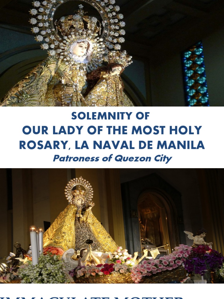 SP6 Solemnity of Our Lady of The Most Holy Rosary, La Naval de Manila ...