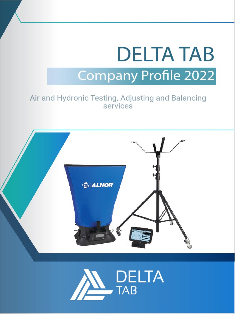 DELTA TAB - Company Profile 2022 | PDF | Rectifier | Pump