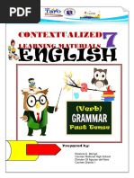 Daily Learning Plan - EnGLISH Grade 8 - Parallel Structures | PDF | Adverb | Verb