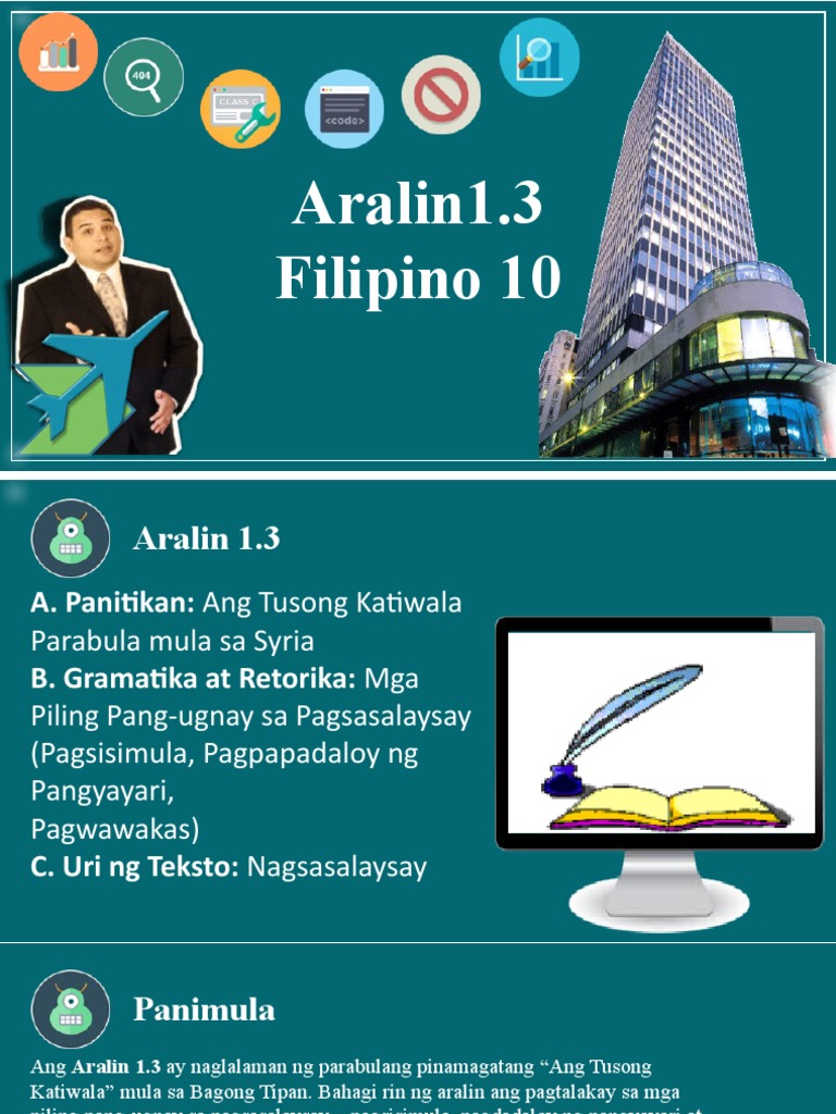Aralin 1.3 | PDF