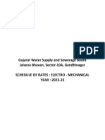 GWSSB Civil - SOR - 2022 - 23 | PDF