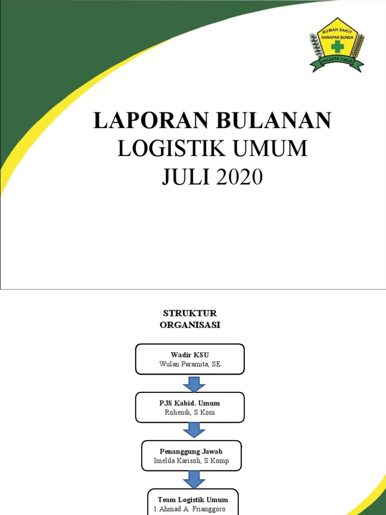 Laporan Logum Juli 2020 | PDF